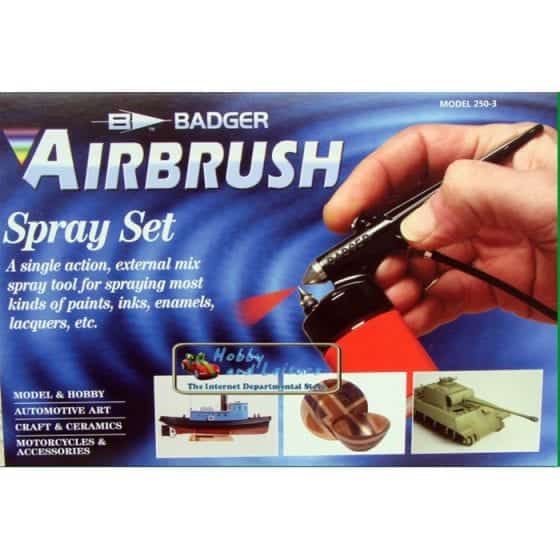 Badger 250 Basic Spray Set | Single Action | Cheap Entry Level Airbrush