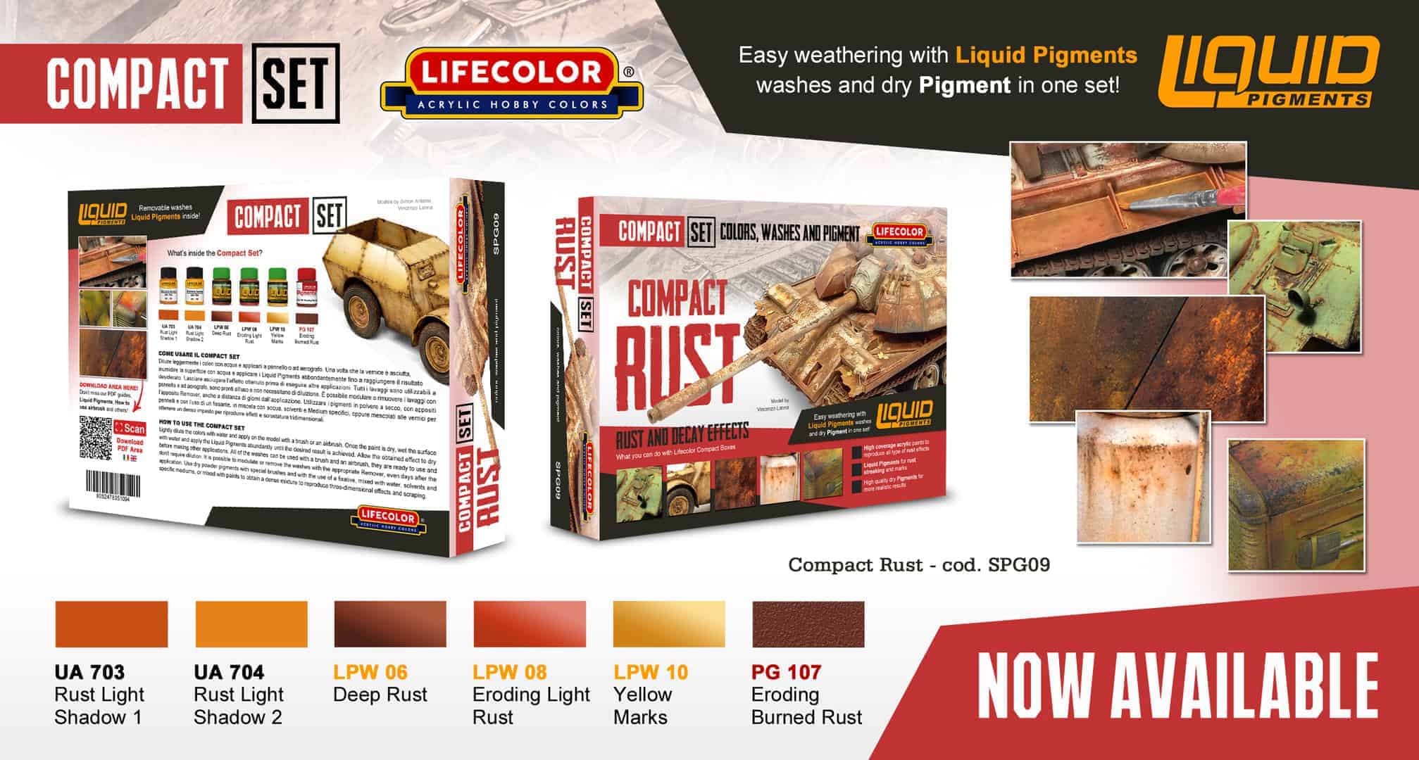 LifeColor Rust Decay Effects Set
